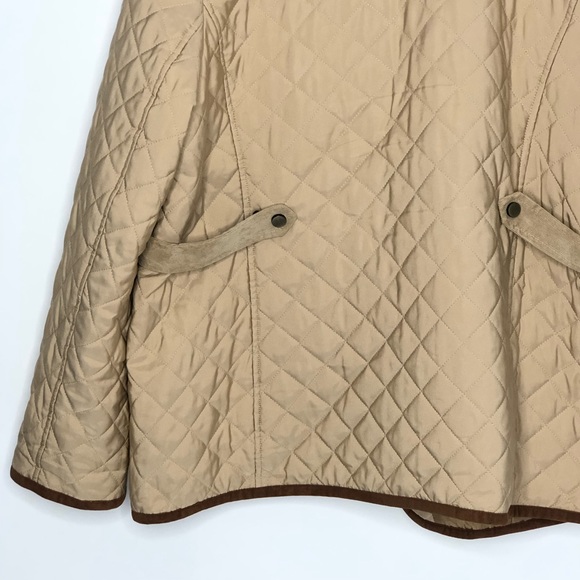 Joan Rivers | Jackets & Coats | Joan Rivers Camel Brown Quilted Barn ...
